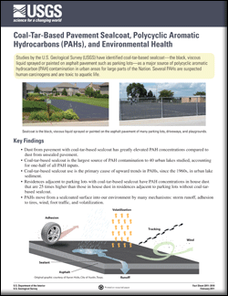 USGS Research: PAHs and Coal-Tar-Based Pavement Sealcoat